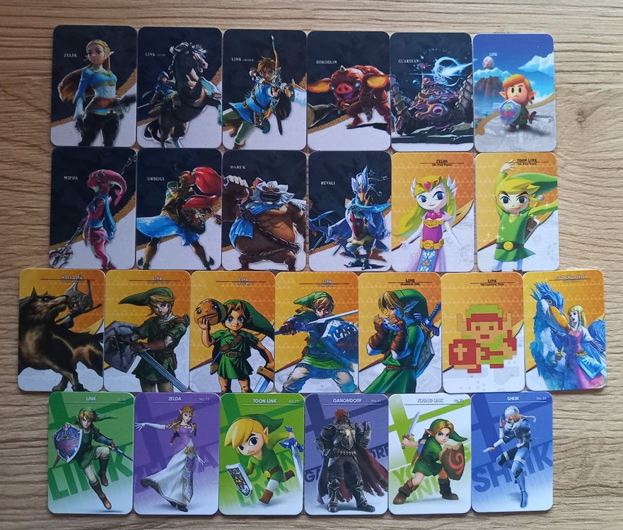 Amiibo Zelda Breath of the Wild 25 Stück (Neu (gemäss Beschreibung)) in ...