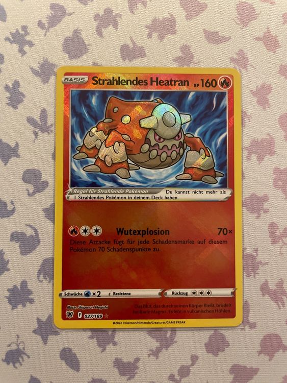 Strahlendes Heatran 027/189 Holo - Pokemon Astralglanz DE | Kaufen auf ...