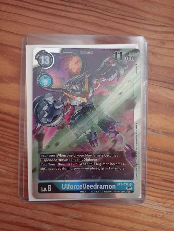 ULFORCE VEEDRAMON BT2-032(2) SECRET RARE DIGIMON | Kaufen auf Ricardo