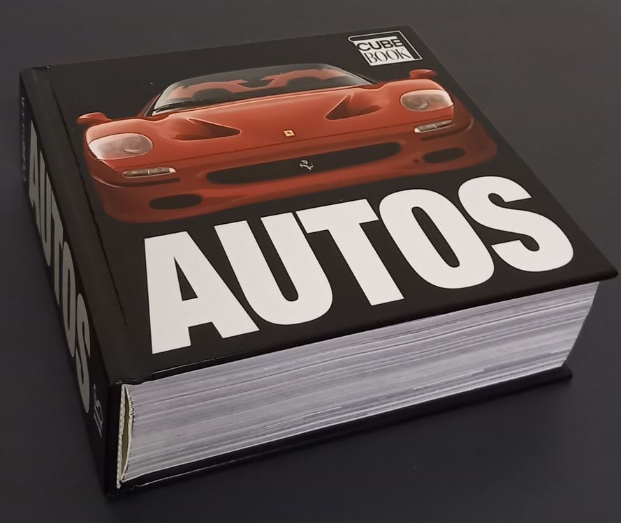 CUBE BOOK *AUTOS* IN DEUTSCH/17X17X6CM/NEUWERTIG/CA.730 S. | Kaufen auf ...