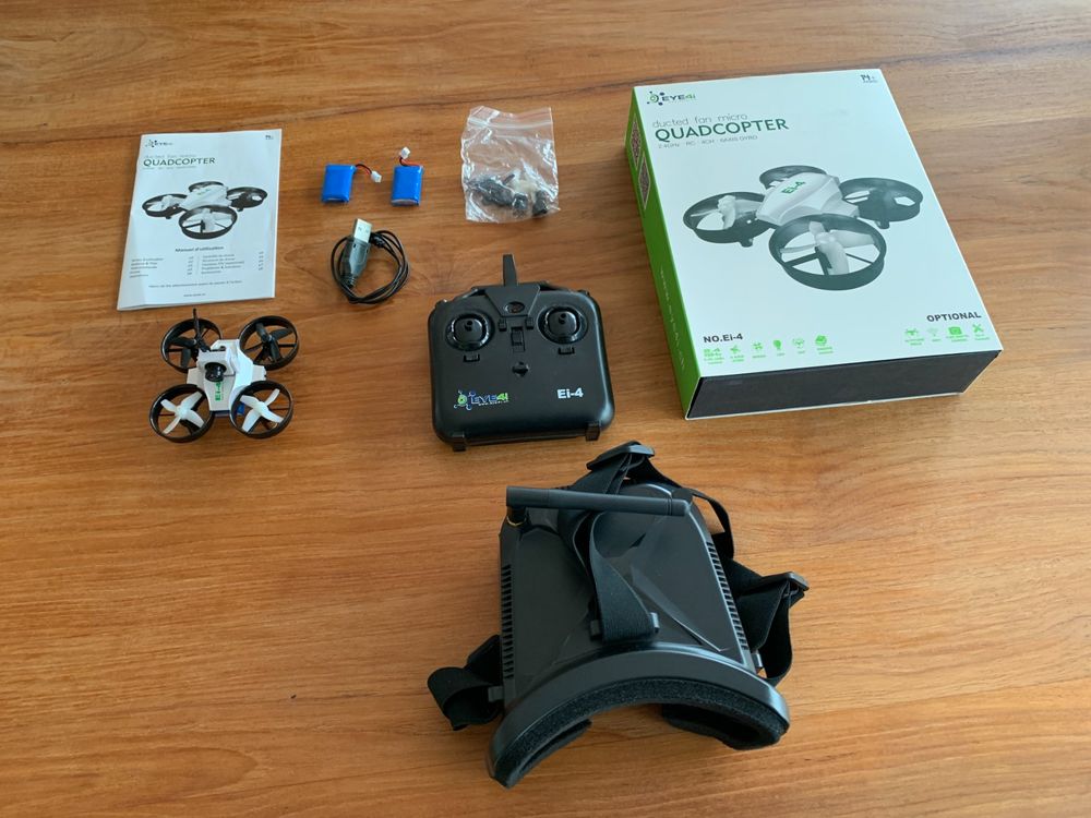 FPV Minidrone (Quadcopter) Indoor mit Kamera & FPV-Headset | Kaufen auf ...