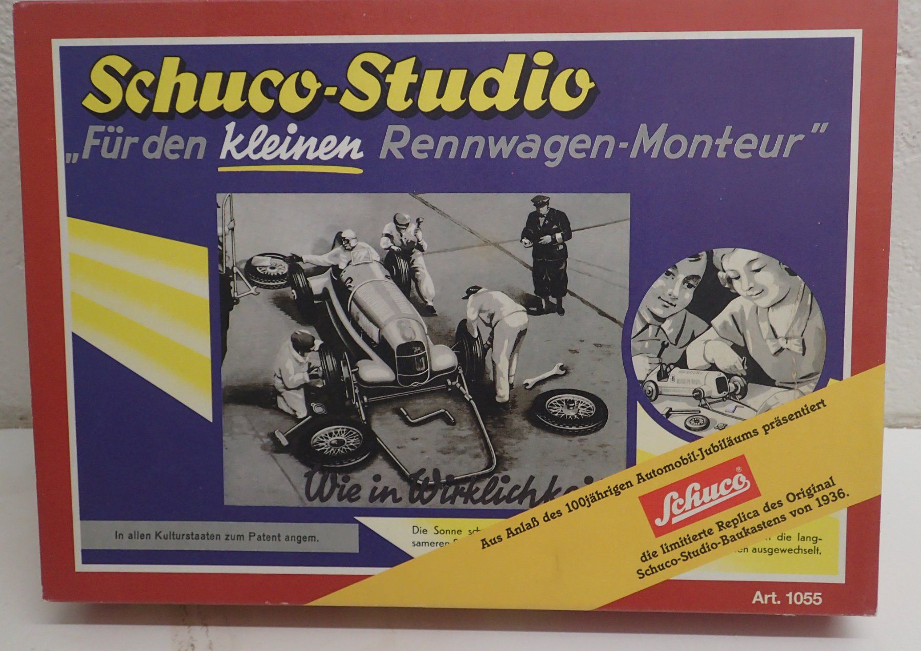 SCHUCO Studio 1055 - Rennwagen Bausatz , silber in OVP - NEU (Neuf ...