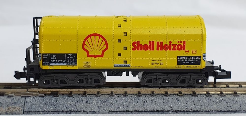 Minitrix 13591 DB Schweröl-Kesselwagen "Shell Heizöl" OVP | Kaufen auf Ricardo