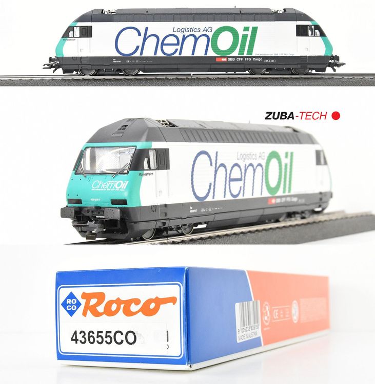 Roco 4365500 E-Lok Re 460 ChemOil SBB H0 GS Analog mit OVP | Kaufen auf ...