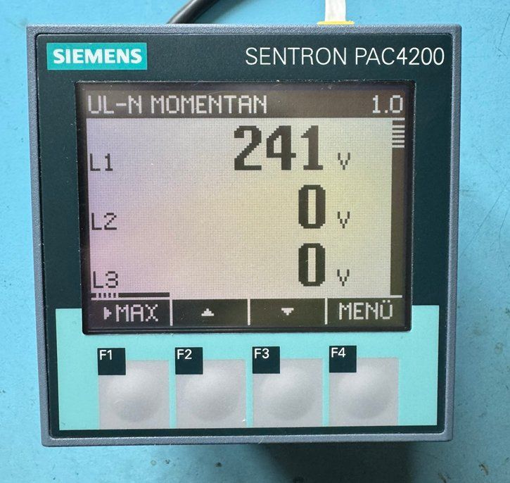 Siemens Sentron PAC4200 Multifunktionsmessgerät (Gebraucht) in ...