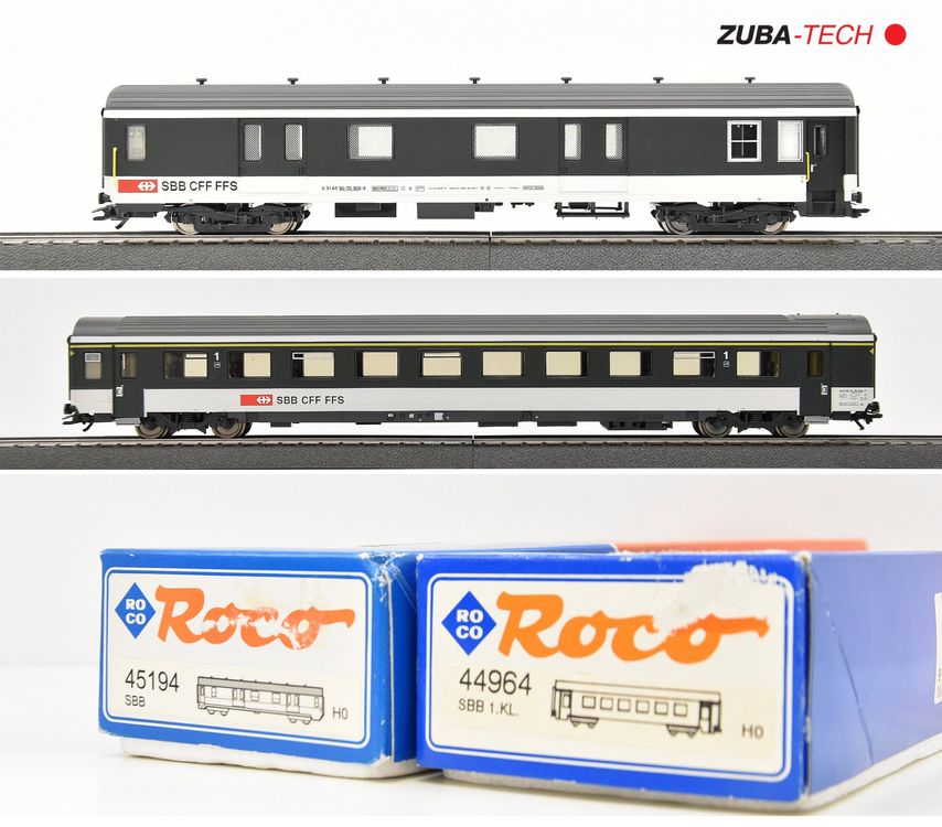 Roco 45194/44964 1:87 EW IV Personenwagen der SBB, H0 GS OVP (Gebraucht ...