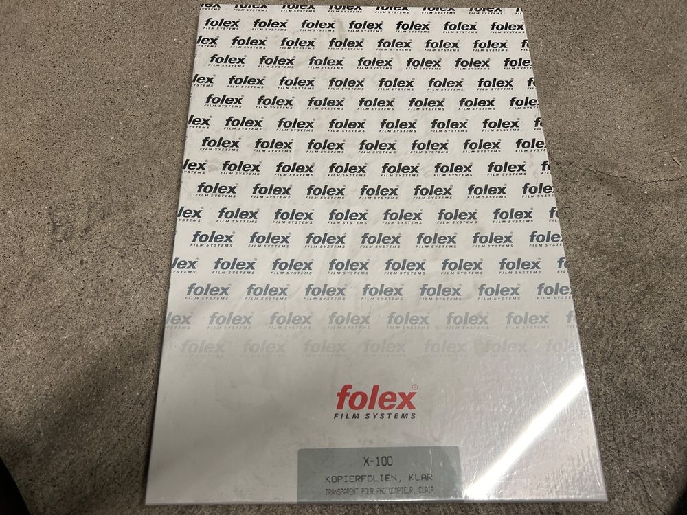 Folex Kopierfolien A3 Blätter X-100 Klar NEU | Kaufen auf Ricardo