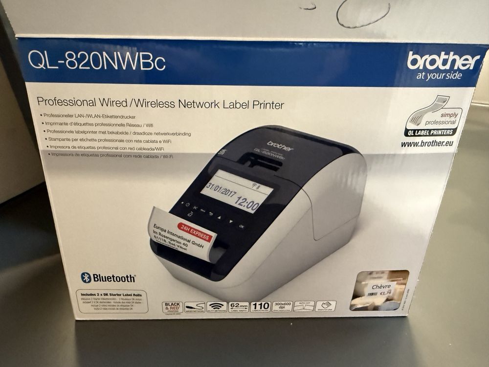 Brother QL-820NWBc Label Printer (Neu (gemäss Beschreibung)) in Evilard ...
