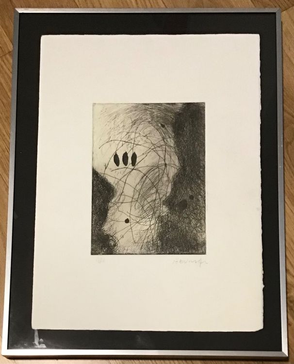 Sehr Interessante Radierung Unleserlich Signiert (Gebraucht) in Root für CHF 5 – mit Lieferung ...