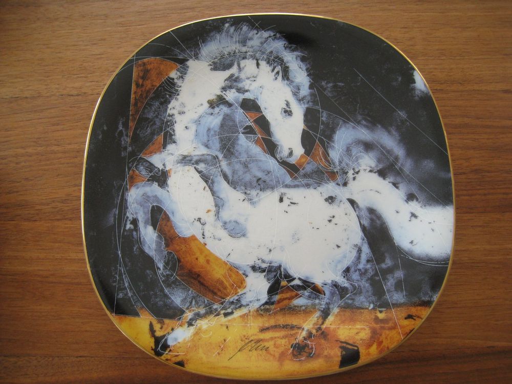Sammelteller Rosenthal Die dynamischen Pferde des Hans Erni (Neu (gemäss Beschreibung)) in ...