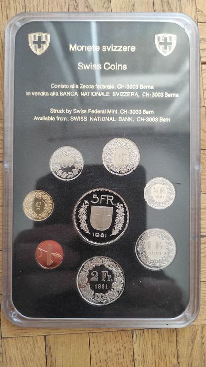 Jeu de monnaie Suisse 1981 (Neu und originalverpackt) in Couvet für CHF 20 – mit Lieferung auf ...