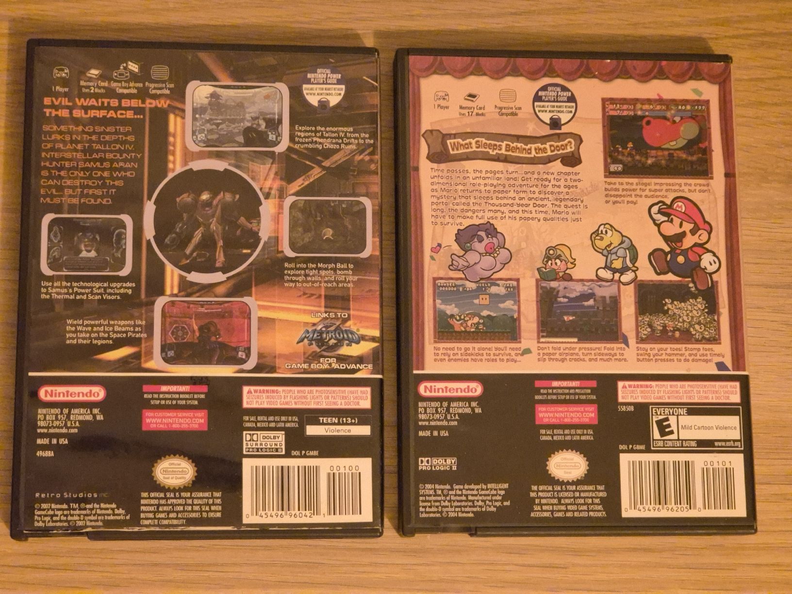 Paper Mario / Metroid Gamecube US🇺🇸 (D'occasion) à Ursy pour CHF 80 ...