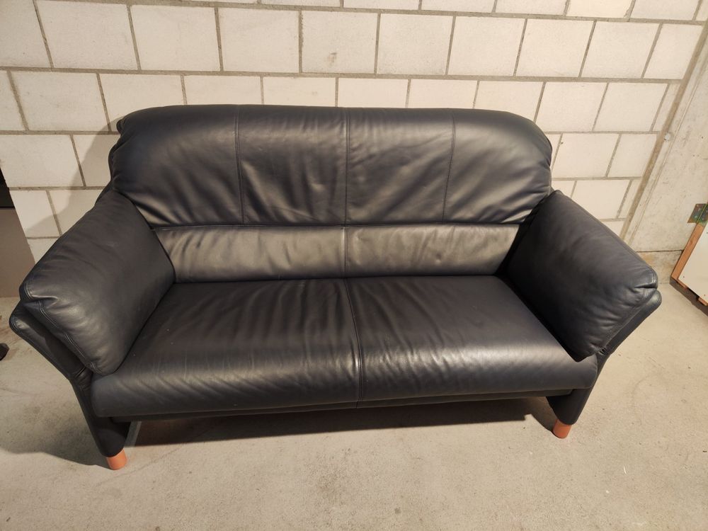 Elegantes Hffner Sofa Leder Ebenbild