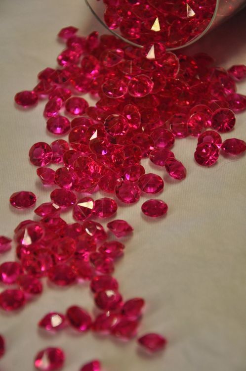 Streudeko Diamanten Pink rund 1000 Stück | Kaufen auf Ricardo