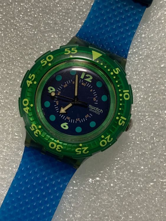 SWATCH*SCUBA 200* SDN100* BLUE MOON* 1991* FARBE PERFEKT!!!! | Kaufen ...