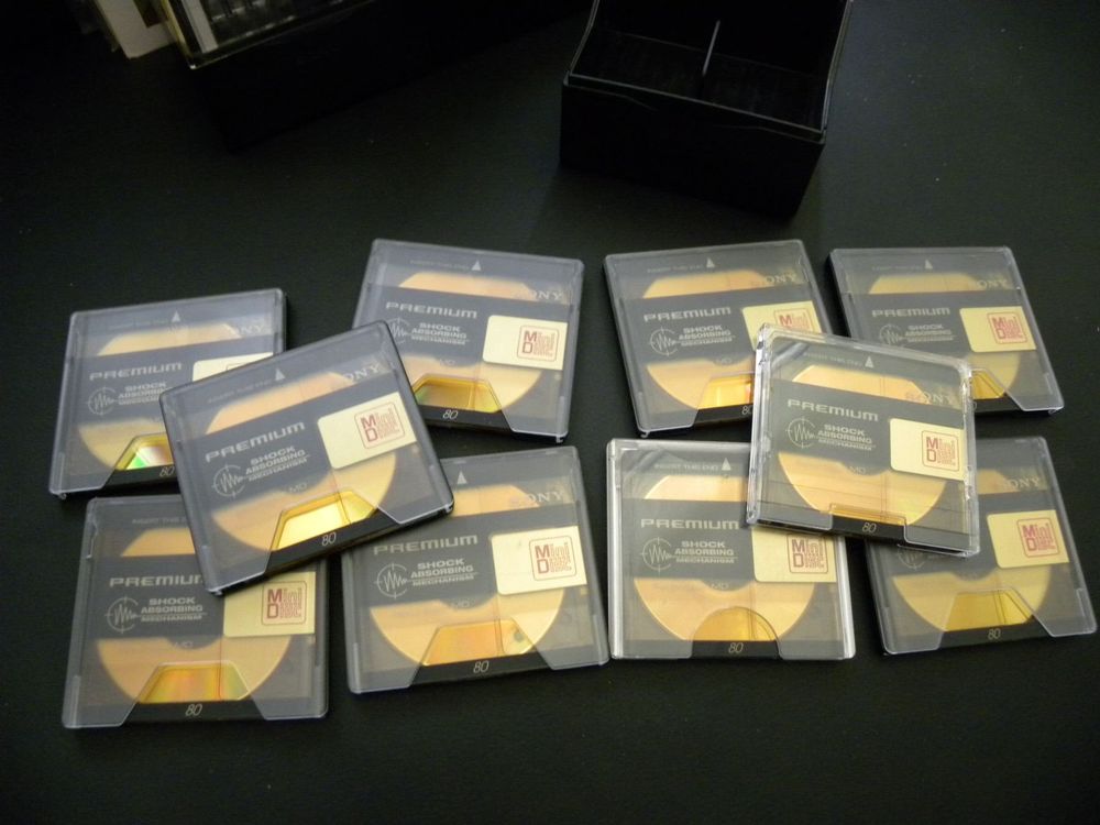 Minidisc inkl. Aufbewahrungsboxen | Kaufen auf Ricardo