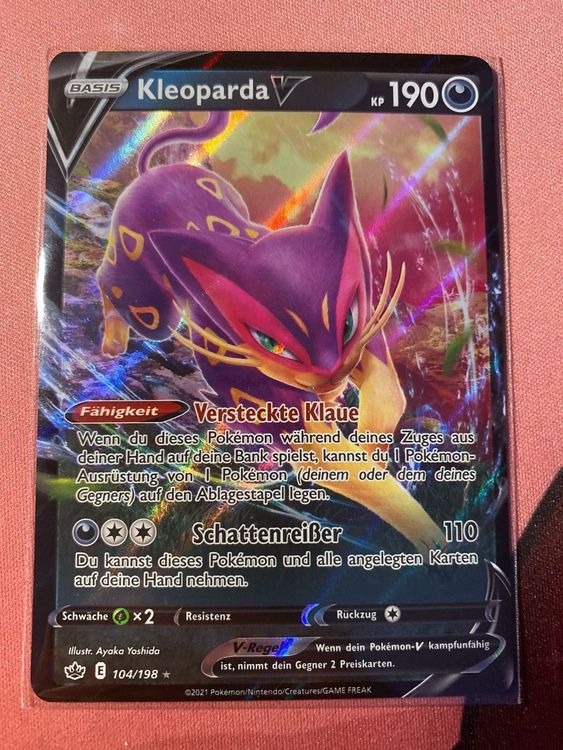 Pokemonkarte Kleoparda V (Neu (gemäss Beschreibung)) in Stadel für CHF ...