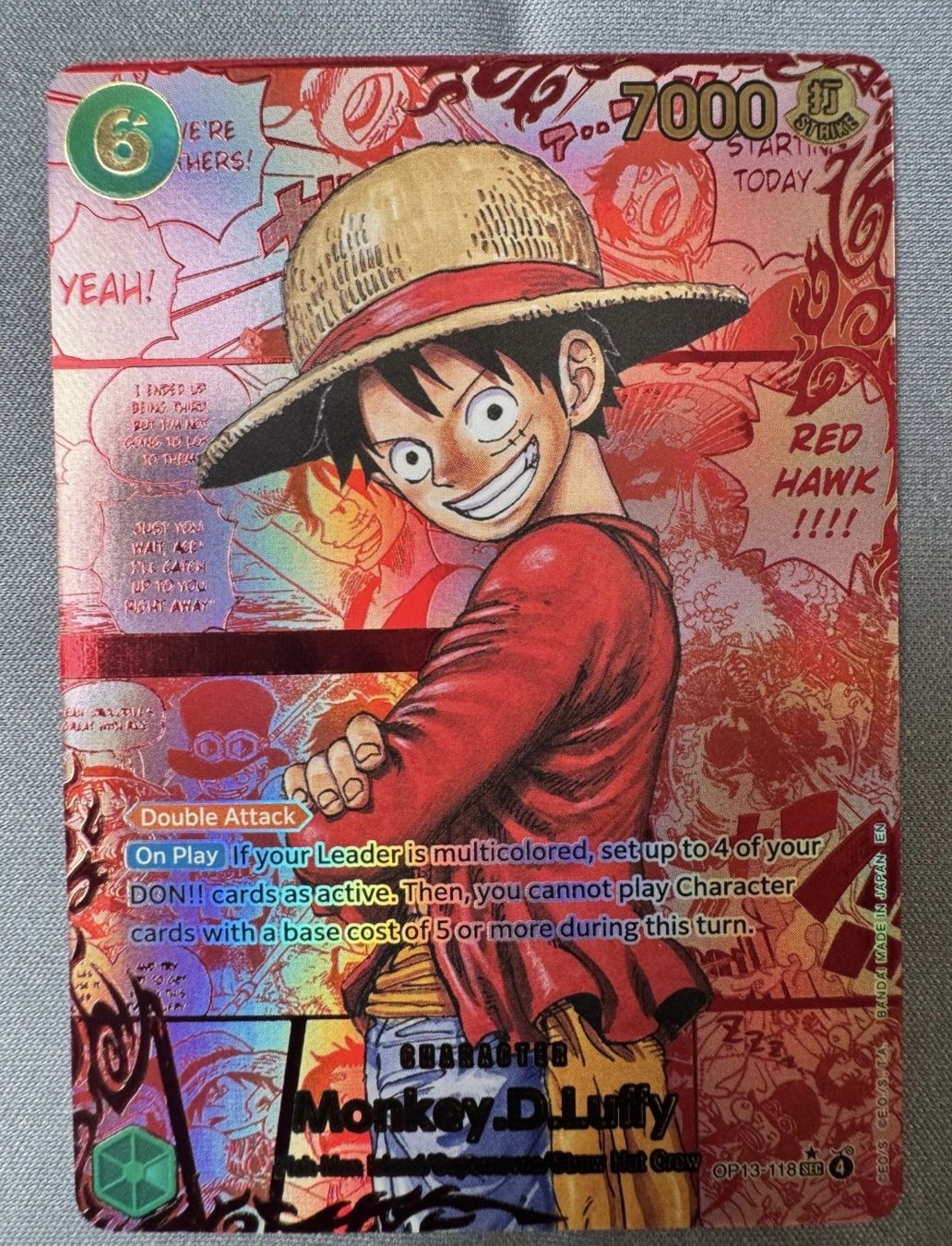 Red Manga Luffy OP13 - Boosterfresh - One Piece (Neu (gemäss ...