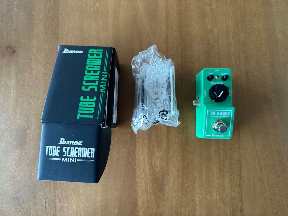 Ibanez MINI TUBE SCREAMER with box - AS GOOD AS NEW (Neu (gemäss ...