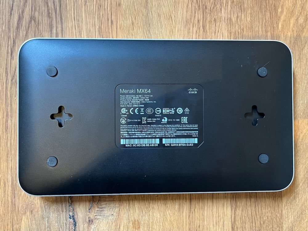 Cisco Meraki MX64 (Router und Firewall) (Gebraucht) in Rickenbach ZH ...