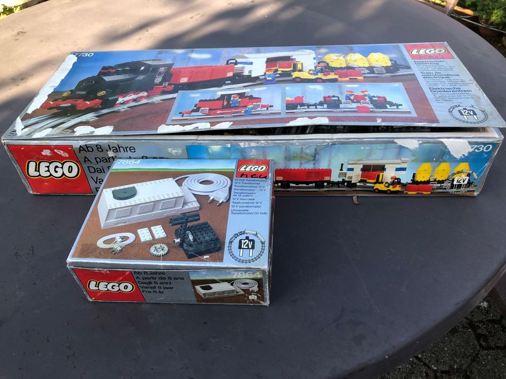 Lego Eisenbahn aus den 80er Jahren mit Schachtel | Kaufen auf Ricardo