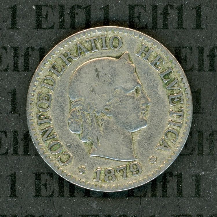 CHF___0.10 1879 s-ss 10 Rappen (Gebraucht) in Widnau für CHF 16 – mit Lieferung auf Ricardo kaufen