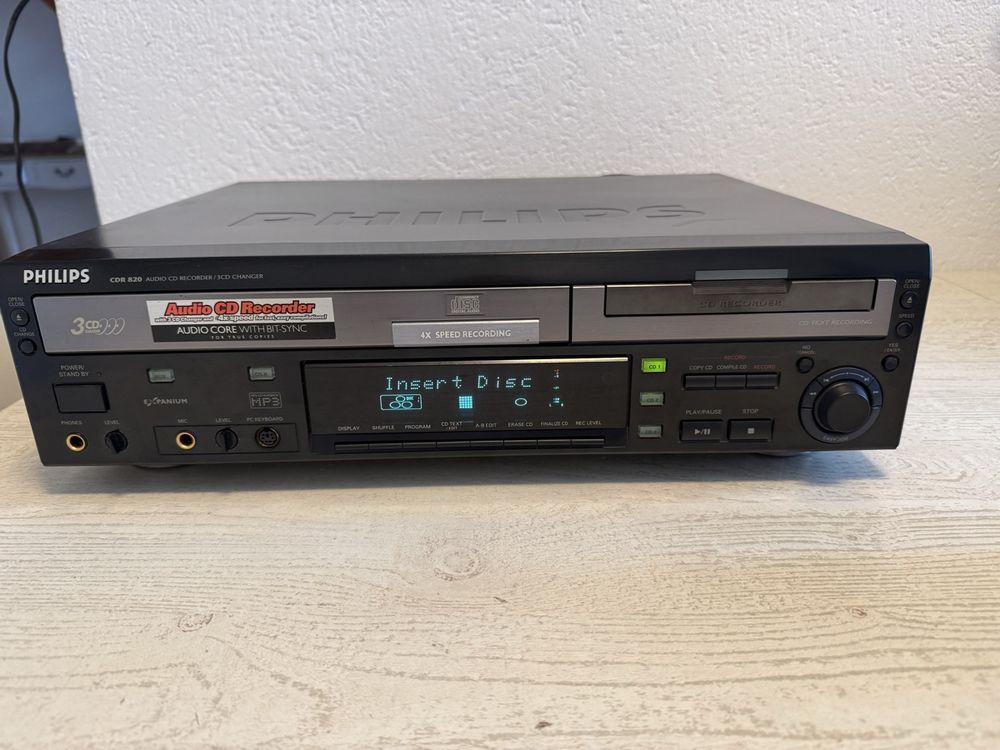 Philips cdr-820 cd player aufnahmegerät (Gebraucht) in Zunzgen für CHF 89 – mit Lieferung auf ...