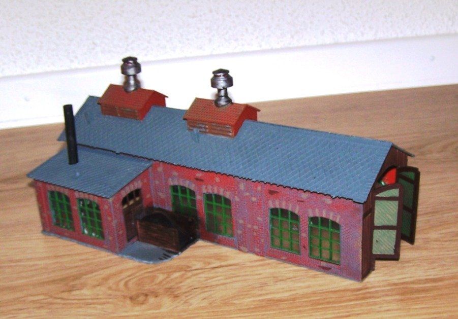 POLA H0 Lokschuppen 1-ständig, Fertigbau, gesupert | Kaufen auf Ricardo