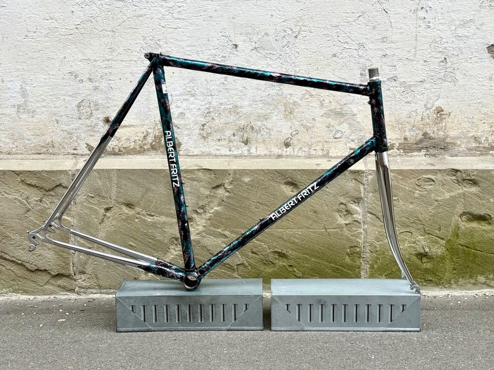 ALBERT FRITZ Columbus Cromor Rennvelo Stahl Rahmen Size 59 (Gebraucht ...