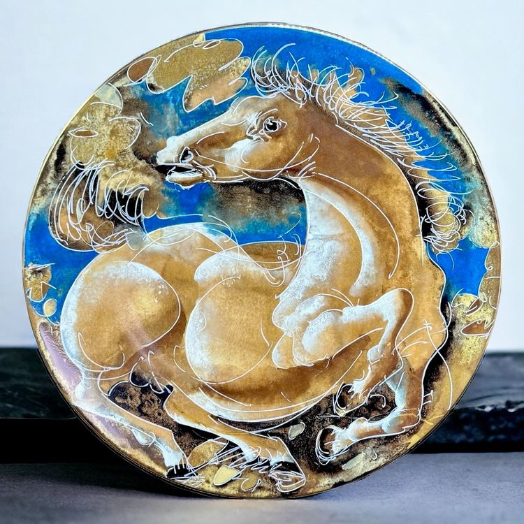 Assiette Hans Erni "Les Quatre Éléments" Langenthal 1996 (D'occasion) à Morges pour CHF 20 ...