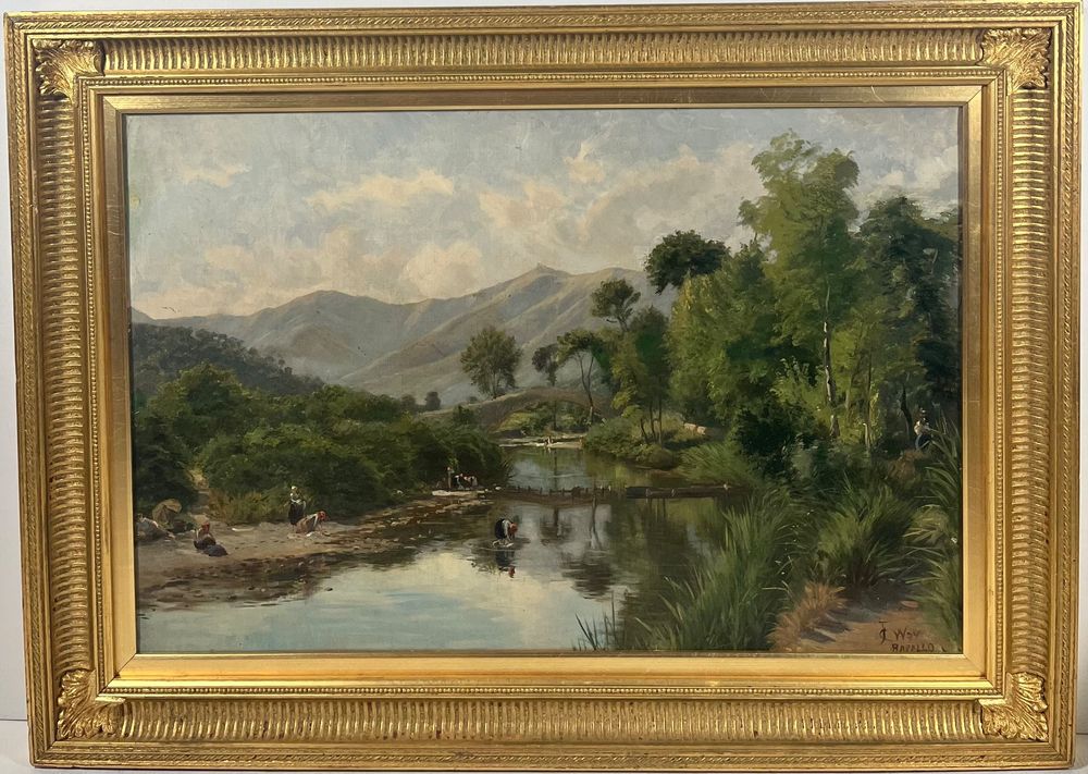 Charles Jones Way (1834/35-1919) Grosse Gemälde (Gebraucht) in Root für ...