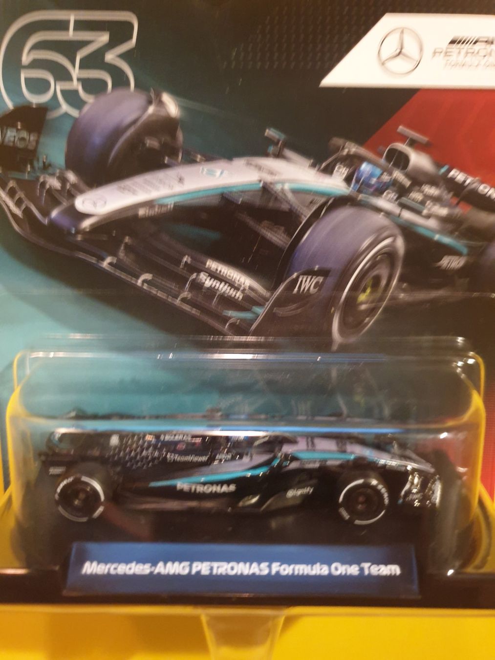 Hot Wheels MERCEDES-AMG PETRONAS FORMULA ONE TEAM #63 (Neu und ...