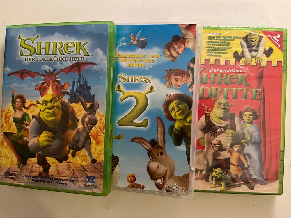 DreamWorks: SHREK 1-3, DVD | Acheter sur Ricardo
