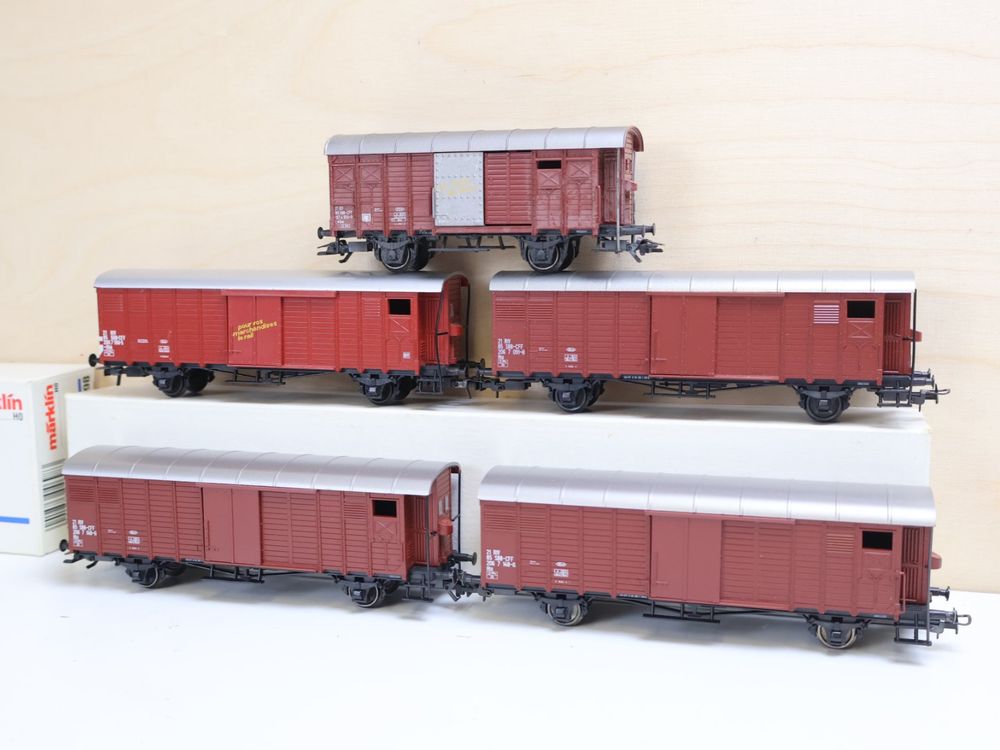 Märklin 5 x SBB Güterwagen Nr. 4698 & weitere Set NP: 150.- (Gebraucht ...