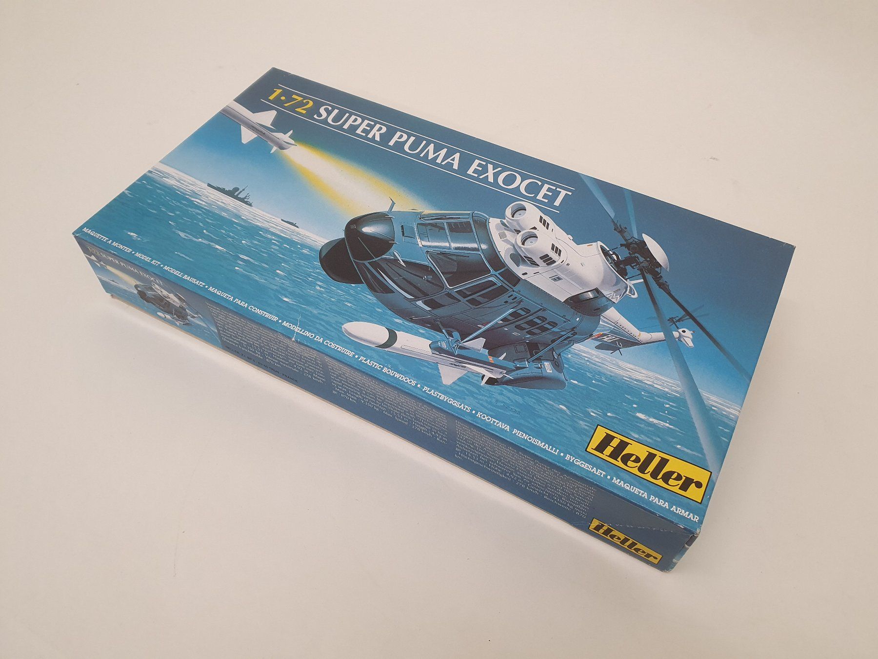 Heller Kit Hubschrauber SUPER PUMA EXOCET, 1:72 - Rarität! (Neu (gemäss ...