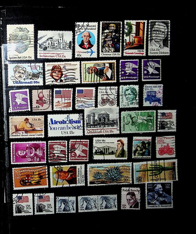 USA TIMBRES OBLITÉRÉS 1980-1982 /F110 | Kaufen auf Ricardo