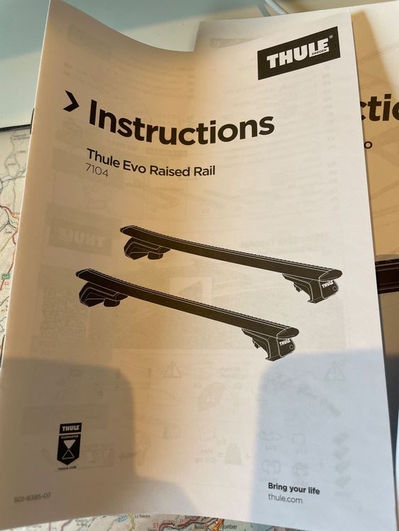 Thule Evo Raised Rail Dachträger (7104) (Gebraucht) in Marthalen für ...