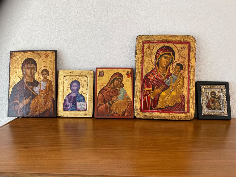 5 Ikonen - Griechisch-Orthodoxe Heiligenbilder (Gebraucht) in Staufen ...