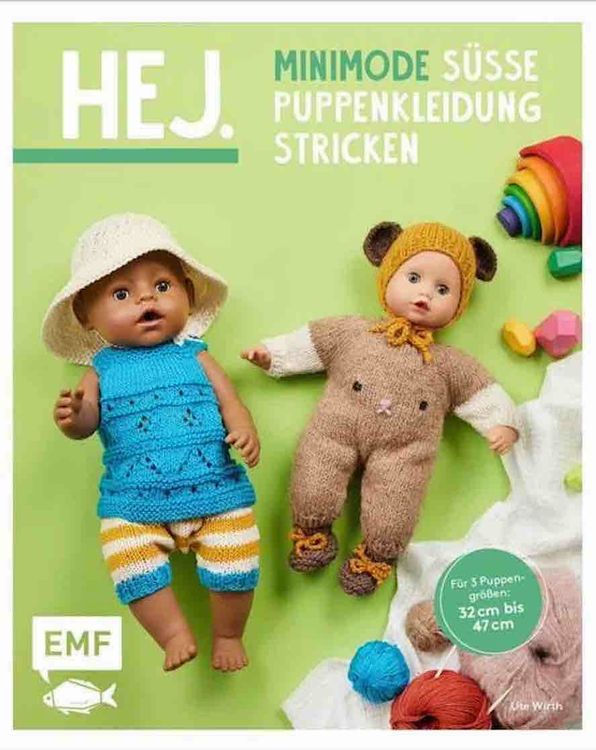 Ute Wirth: Hej Minimode – Süsse Puppenkleidung stricken (Neu (gemäss ...