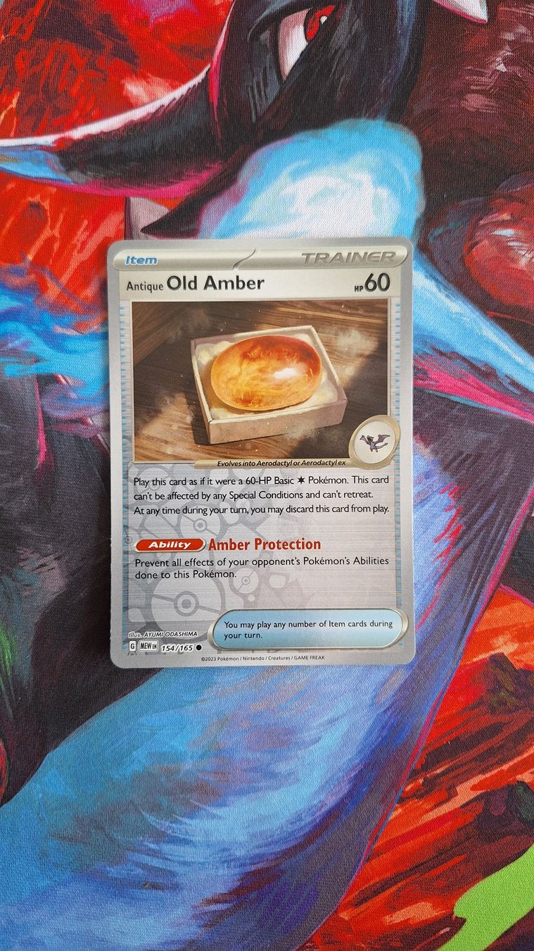 Antique Old Amber - Reverse Holo - Pokemon Mew 151 (Gebraucht) in ...