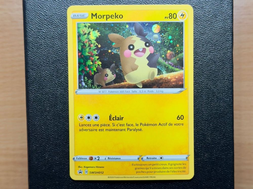 Morpeko PROMO HOLO (SWSH012) - Carte Pokémon holo - FR (Gebraucht) in ...