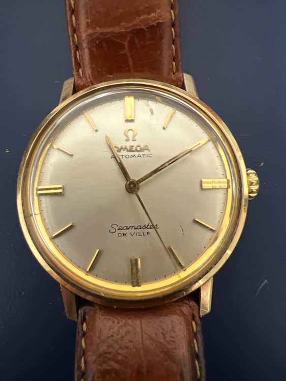Omega Seamaster De Ville Automatic Gold Cap 34 mm (Gebraucht) in ...
