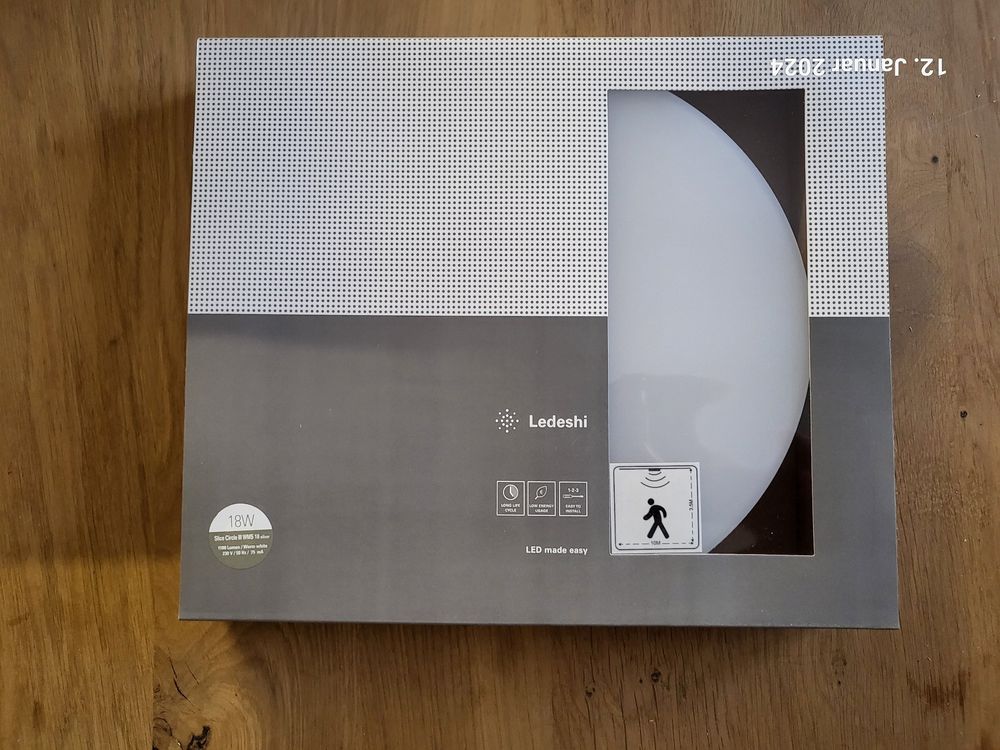 SLICE CIRCLE III 18W 3000K HF-Sensor Weiss 4 Stück | Kaufen auf Ricardo