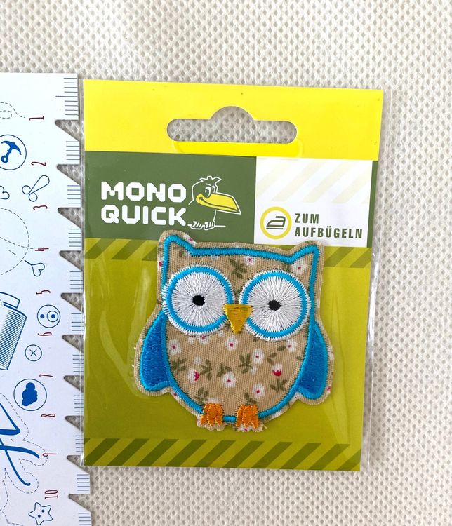 Bügelbild Patches Applikation Mono Quick kleine Eule (Gebraucht) in Rodersdorf für CHF 2 – mit ...