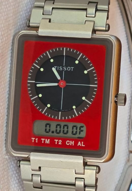 Tissot TwoTimer Armbanduhr NEUWERTIG RARITÄT NEUE Batterie | Kaufen auf ...
