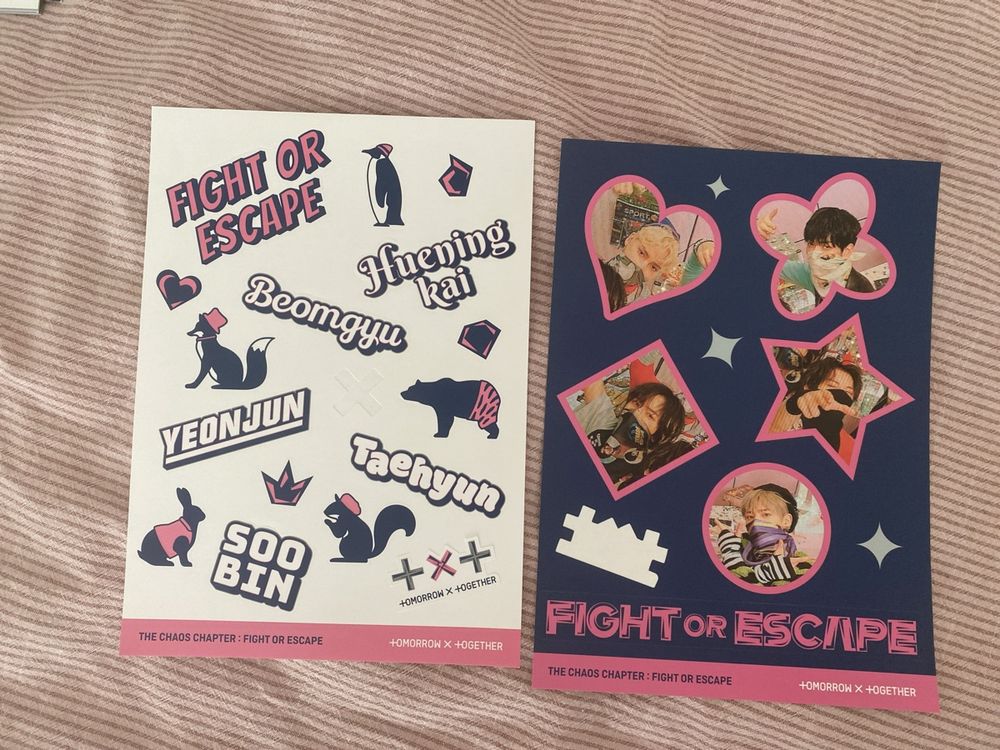Stickers from TXT’s Fight or Escape album (Gebraucht) in Genève für CHF ...