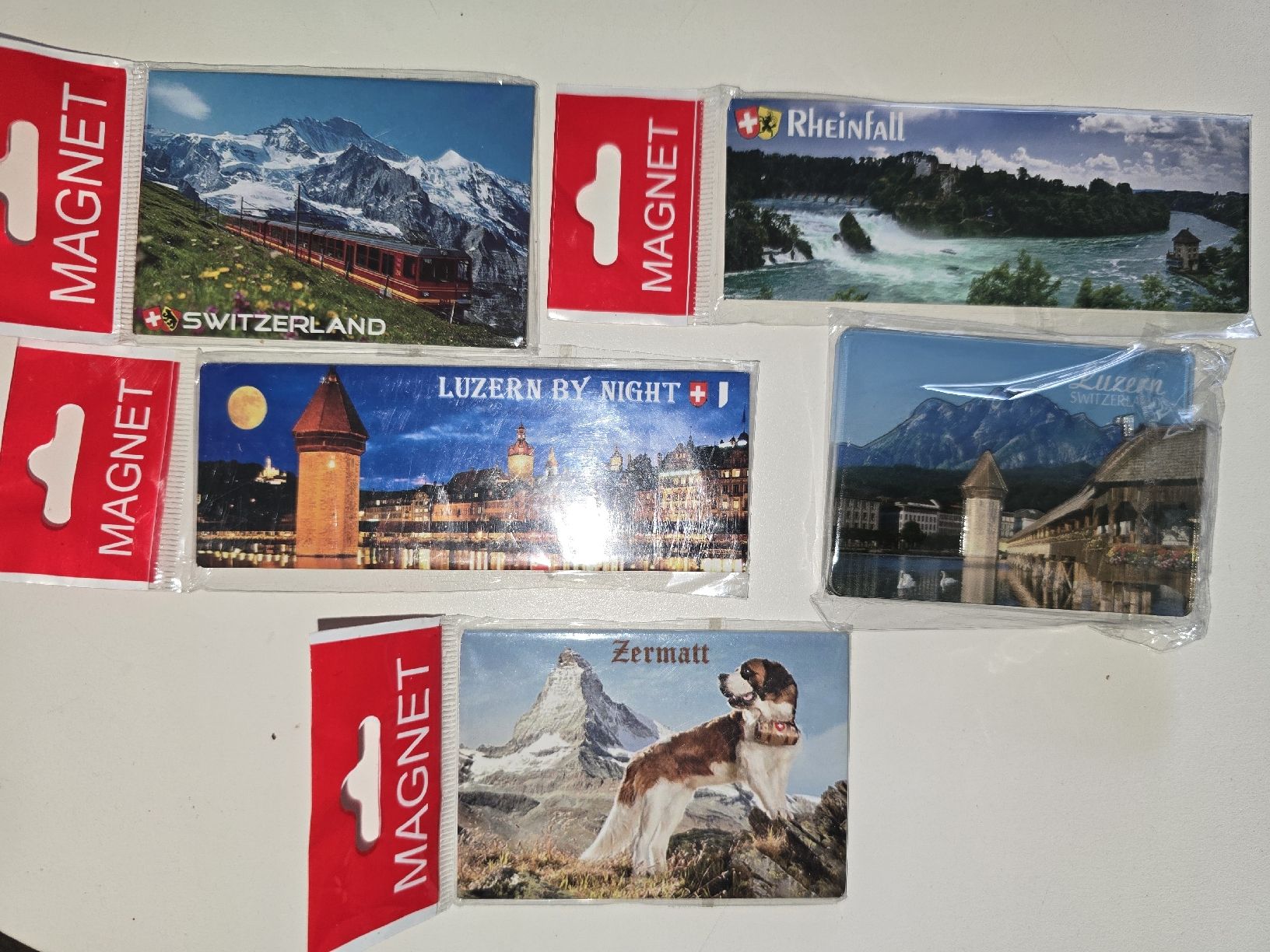 Schweiz Magnete Set, 5 Stk. Souvenir Magnet, Neu! (Neu (gemäss ...