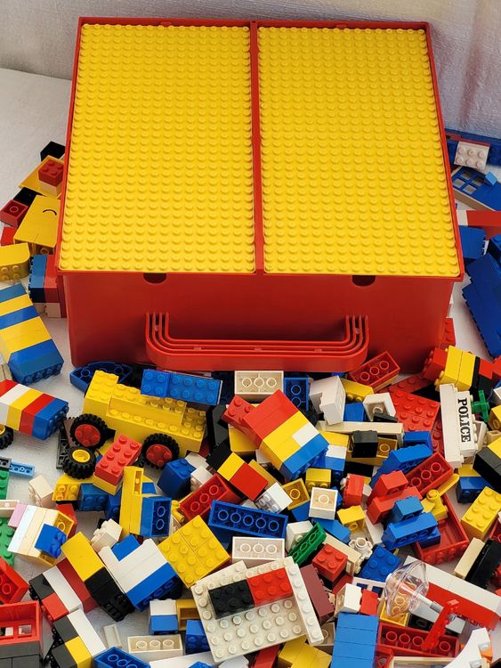 🔴 Vintage LEGO Sortierbox 2er prall gefüllt mit div. LEGO (Gebraucht) in Buttikon SZ für CHF 49 ...