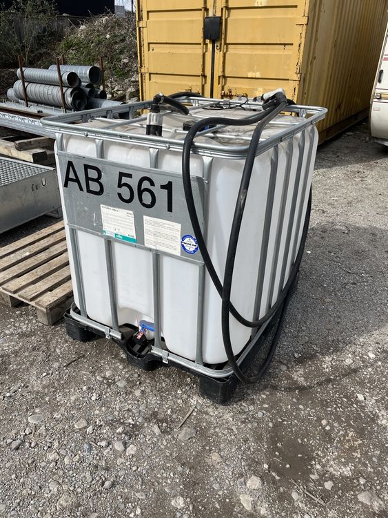 Ibc Fass 1000l mit Adblue Pumpe (Gebraucht) in Rorbas für CHF 450 – nur Abholung auf Ricardo kaufen