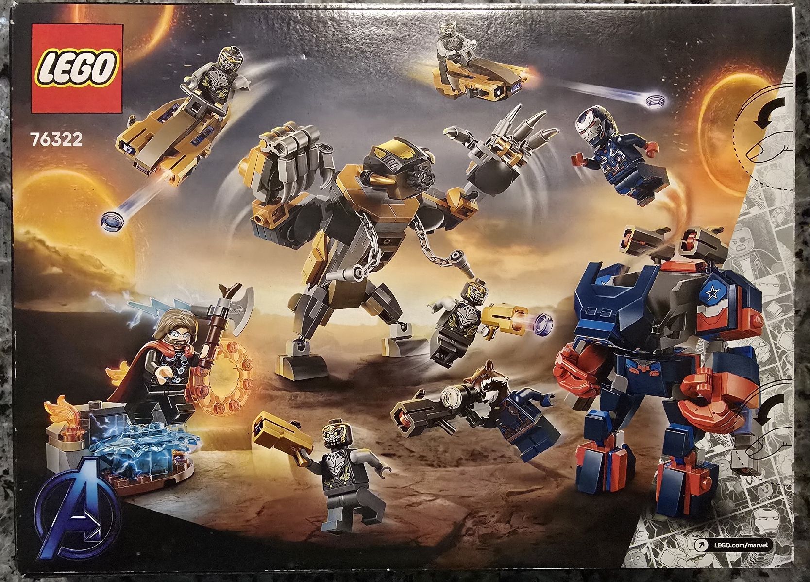 LEGO Marvel Avengers 76322 Endgame Thor vs. Chitauri (Neu (gemäss ...